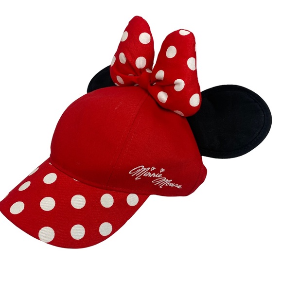 Disney | Accessories | Disney Parks Minnie Mouse Youth Kid Hat ...